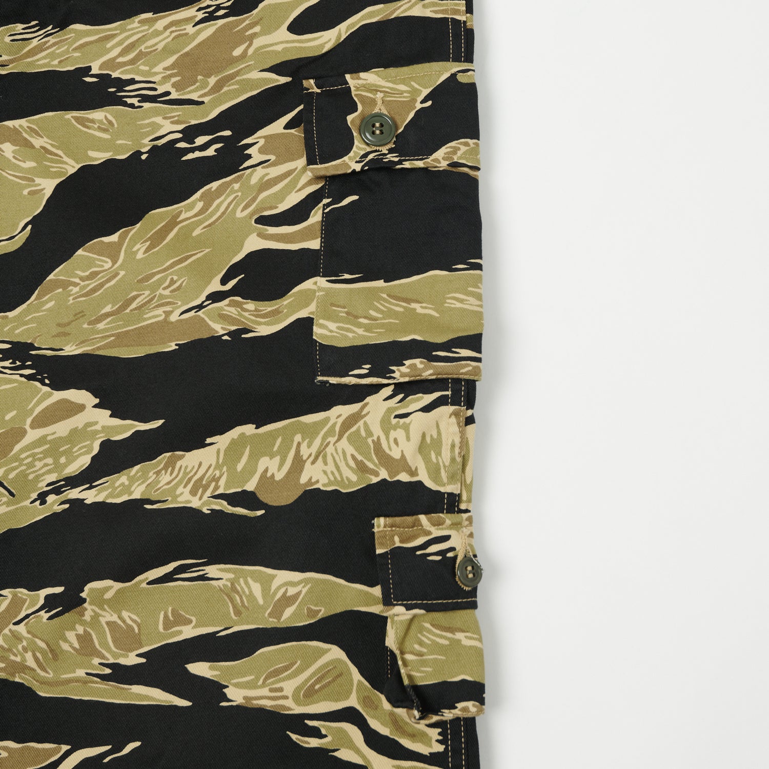 Buzz Rickson's Gold Tiger Stripe Camo Trouser - Black | SON OF A STAG