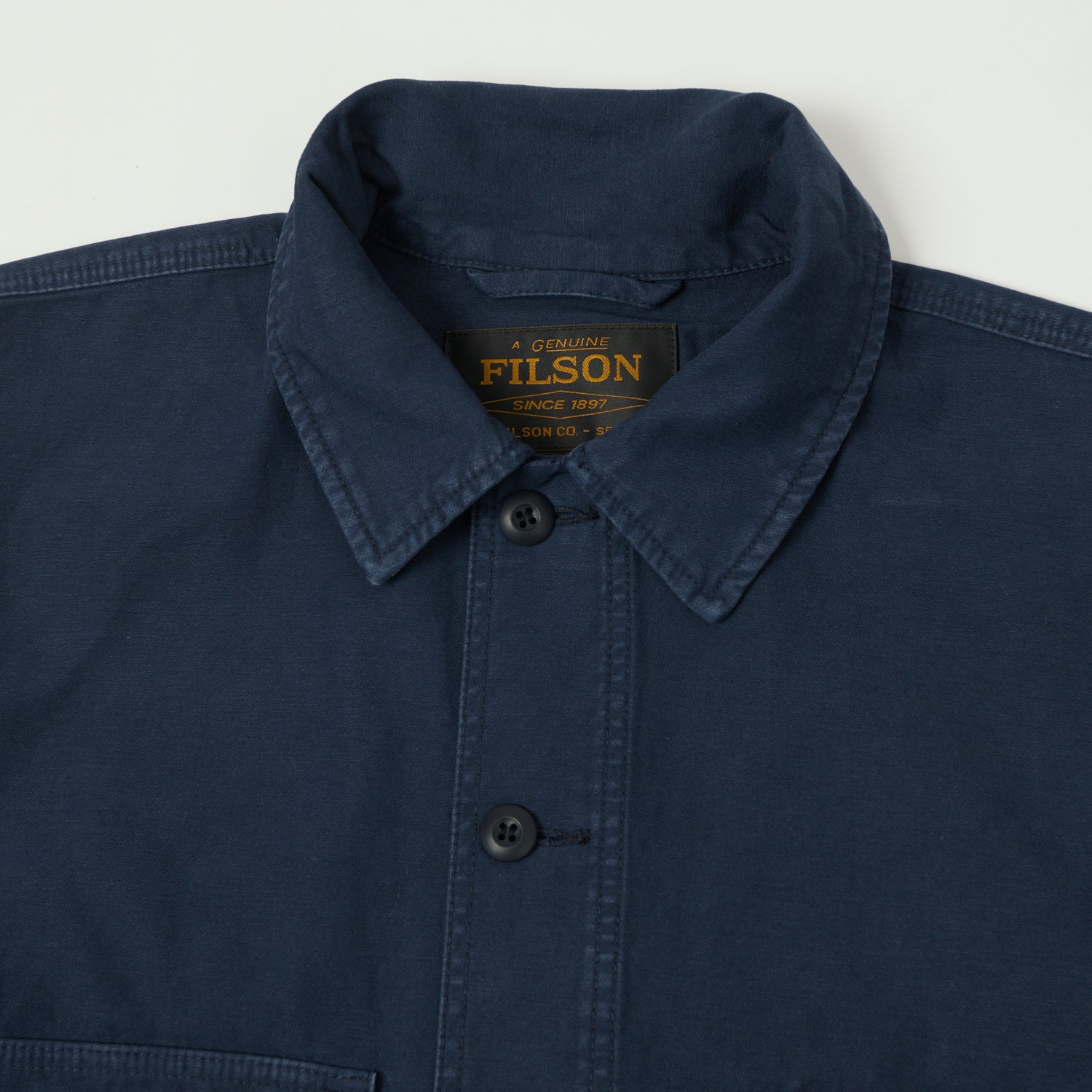 Filson Reverse Sateen Field Cruiser Shirt - Blue Mussel | SON OF A STAG