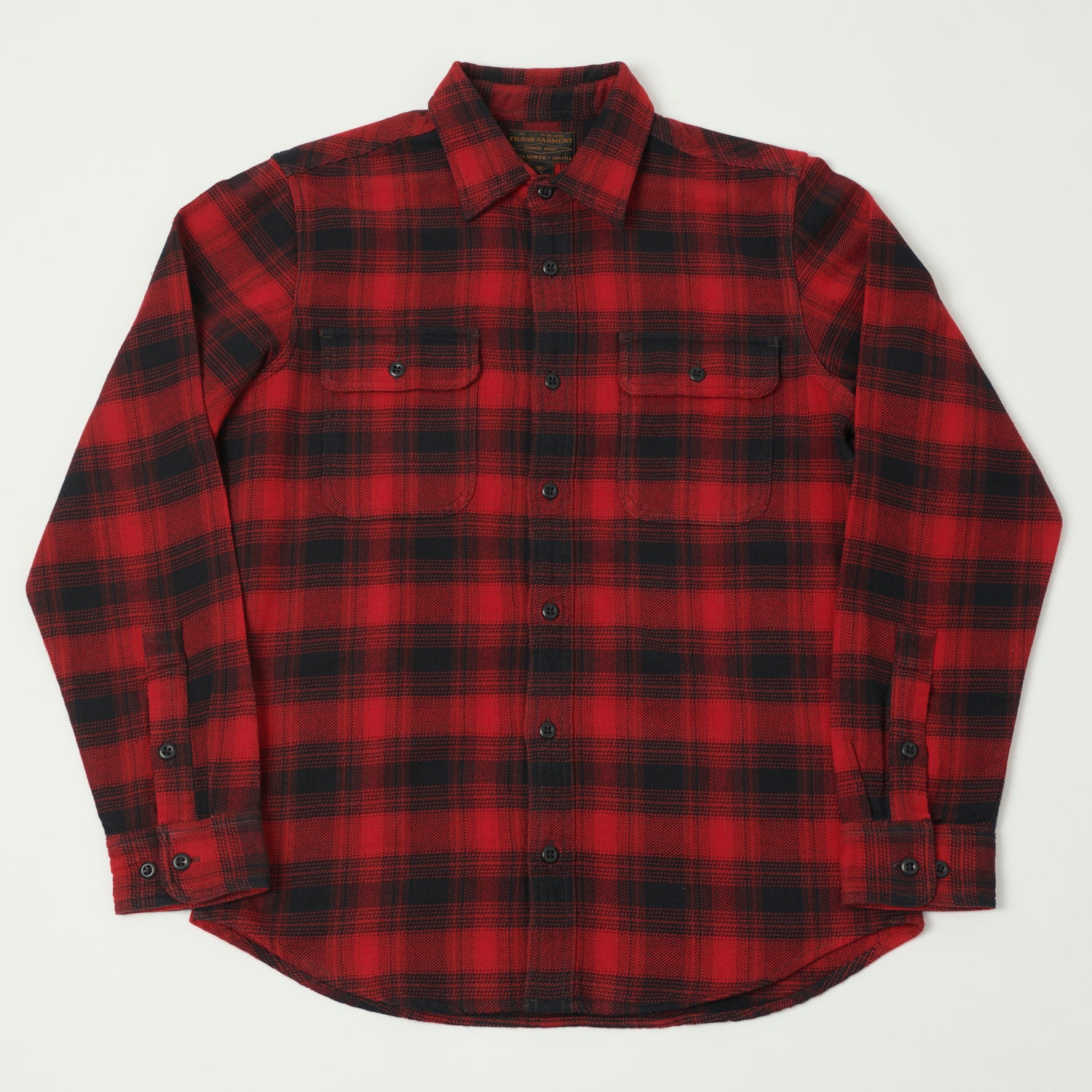Filson Vintage Flannel Work Shirt - Red Oak Ombre | SON OF A STAG