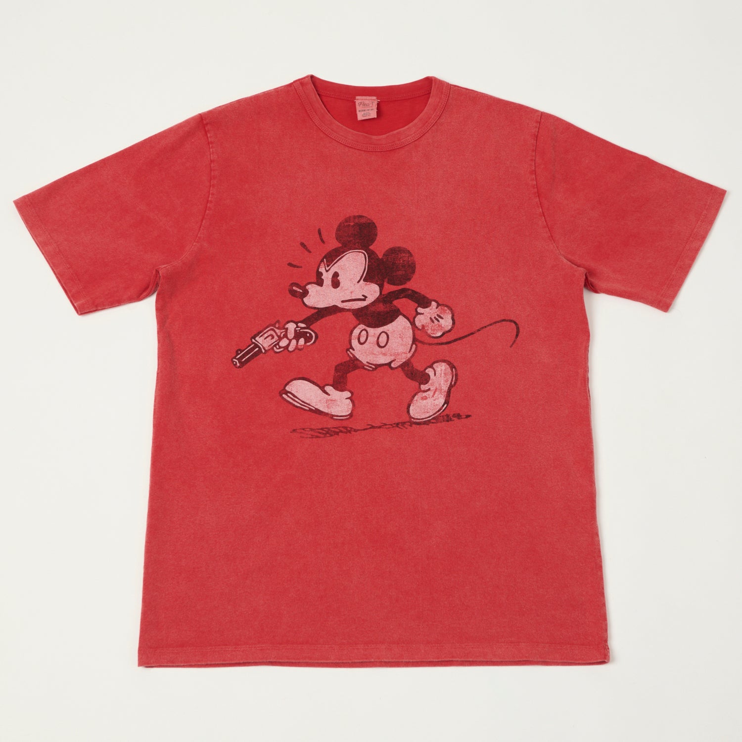 Flea-T 1950s 'Rebel Mickey' Short Sleeve T-Shirt - Red | SON OF A STAG