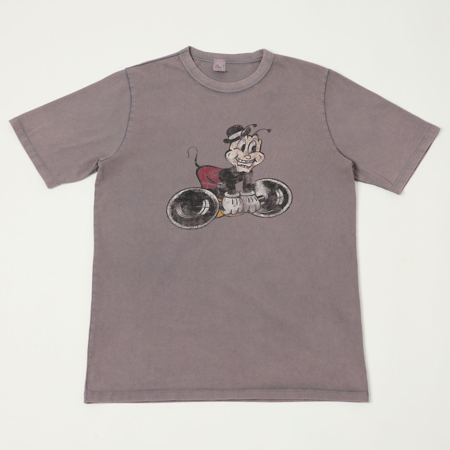 Flea-T 1950s 'Macho Mr. Flea' T-Shirt - Navy | SON OF A STAG