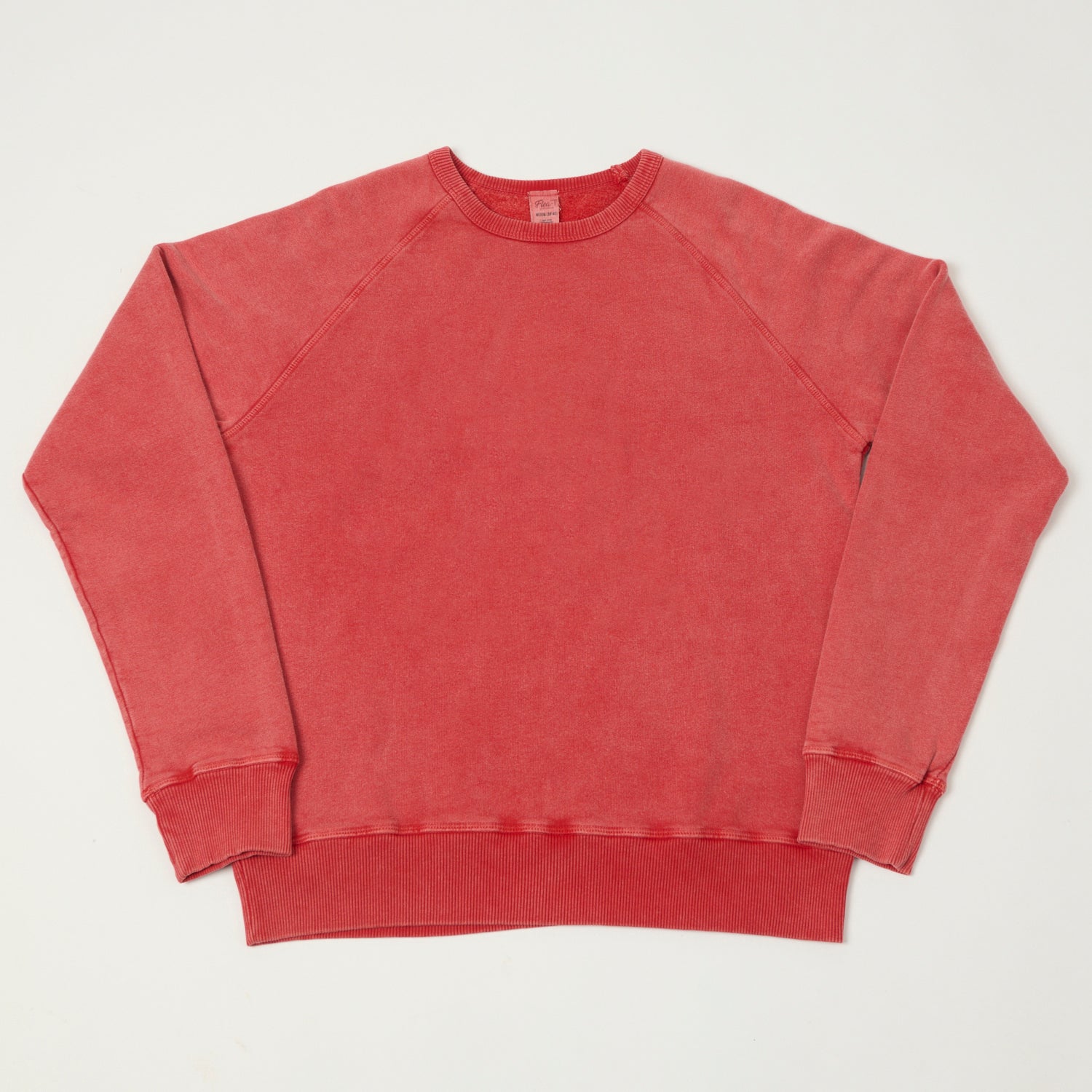 Flea-T 1950s Raglan Sleeve Sweatshirt - Red | SON OF A STAG