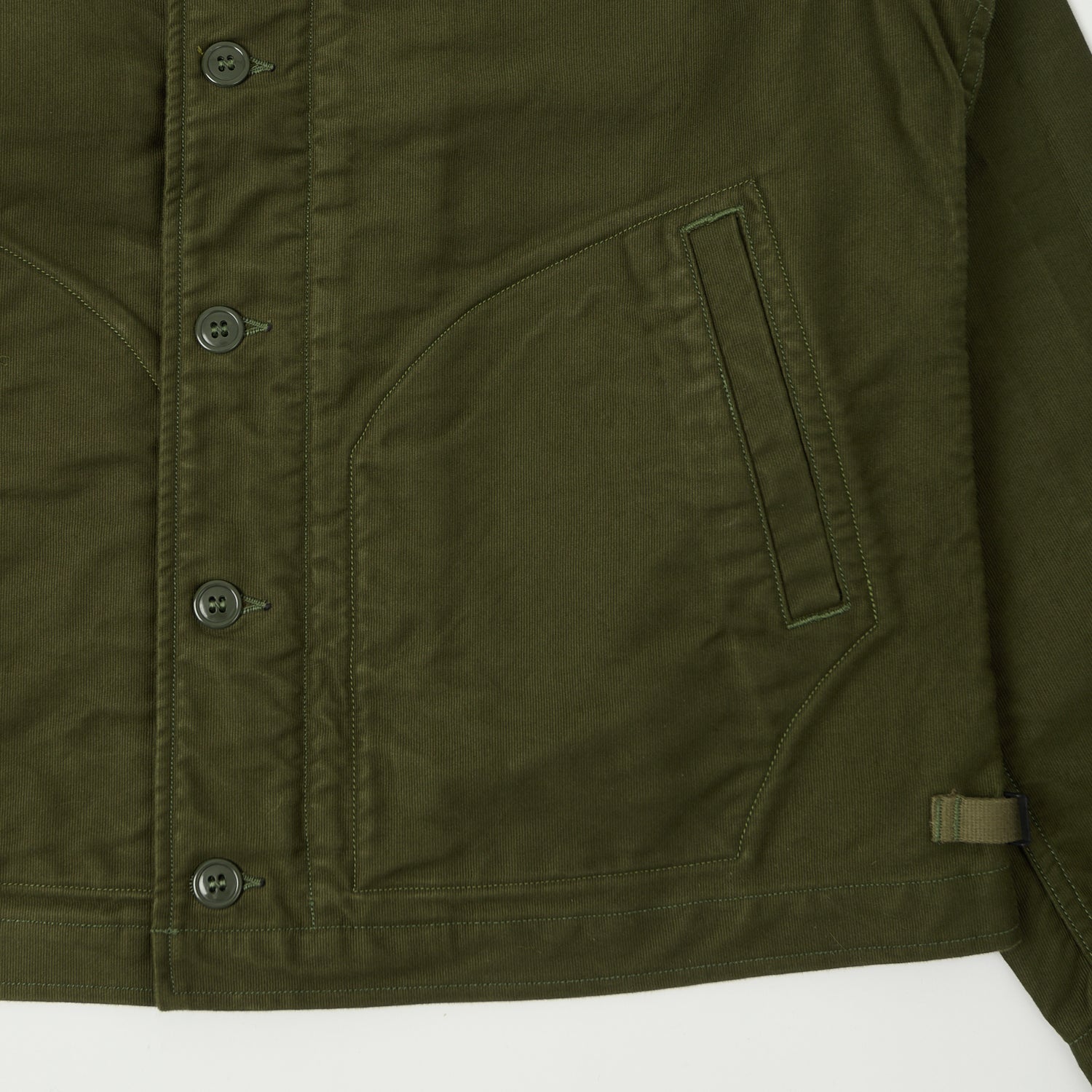 Freewheelers Deck Worker Jacket - Dark Khaki Green | SON OF A STAG