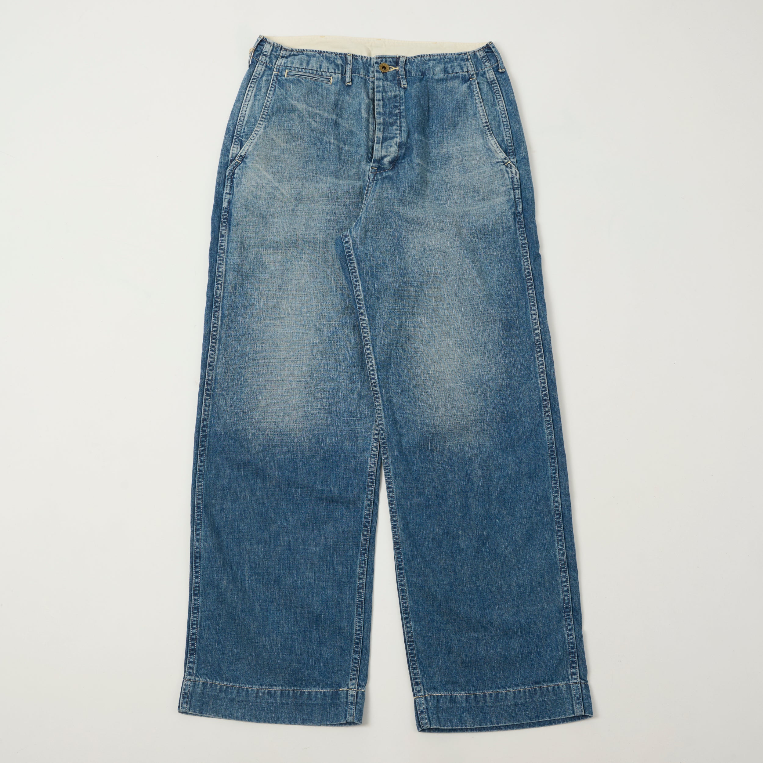 FULLCOUNT 1201 10.5oz Denim Trouser - Heavy Wash | SON OF A STAG