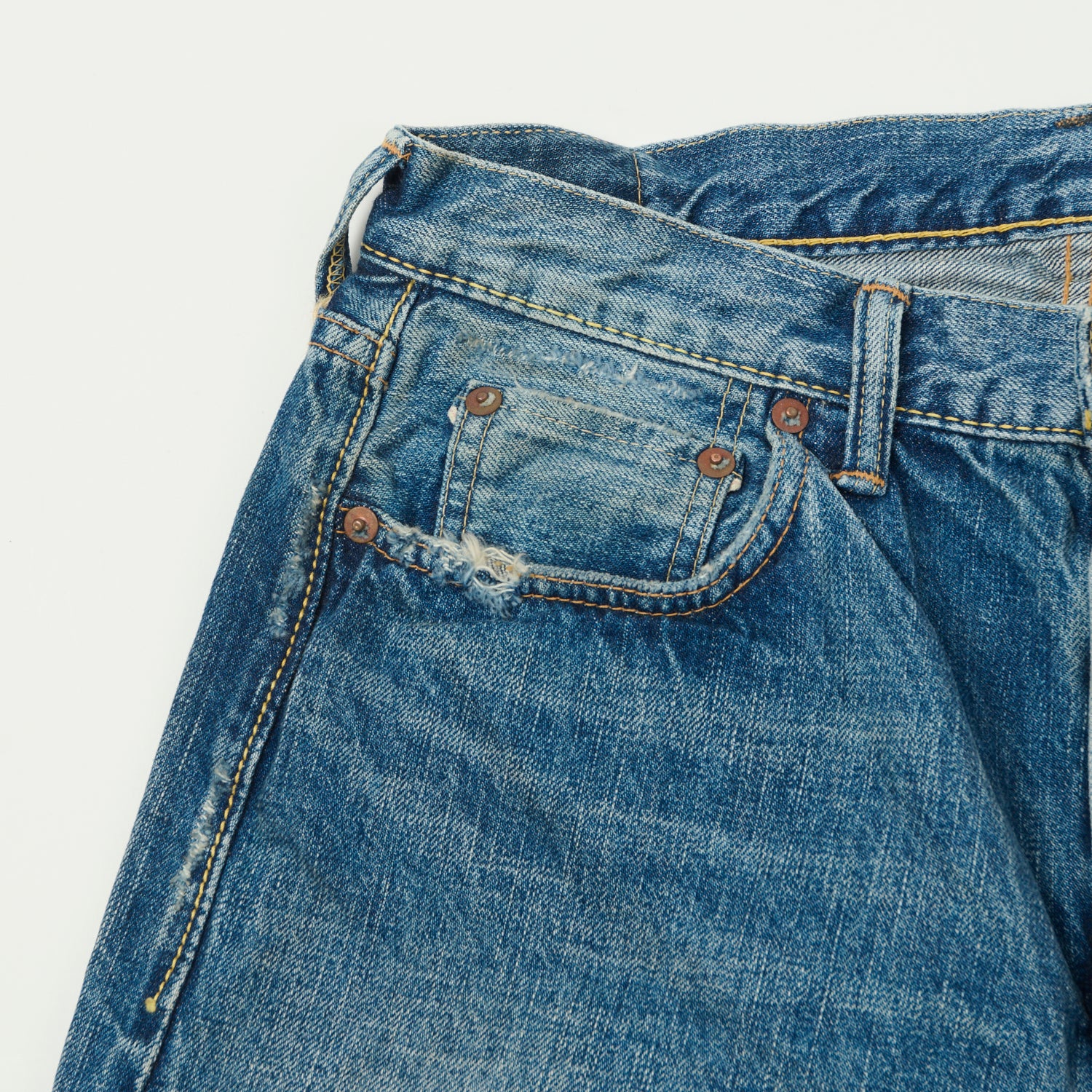 Full Count 1103 13.7oz Clean Straight Jean - 'Dartford' Wash | SON OF A ...