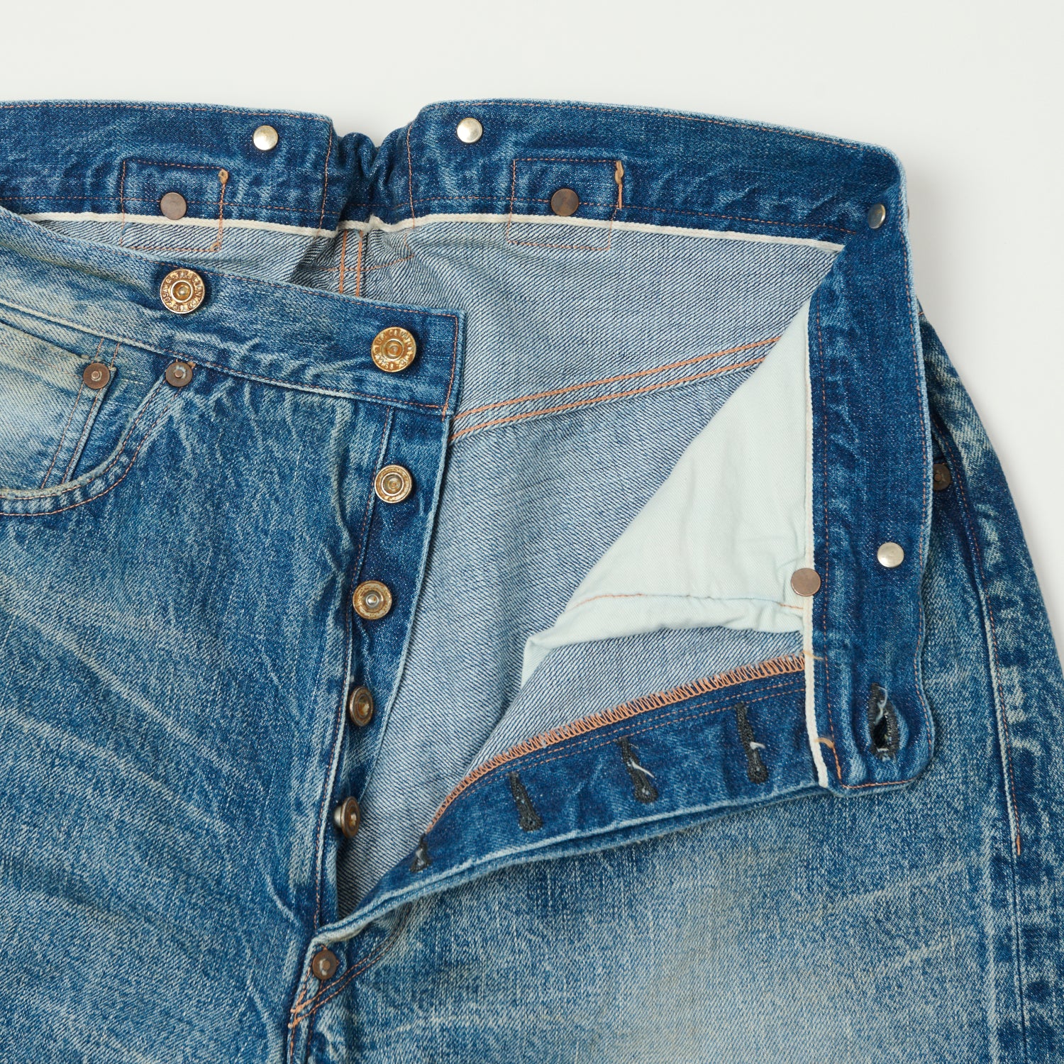 FULLCOUNT 1373 'Son of the Soil' 13.7oz Loose Straight Jean - Heavy Wa ...