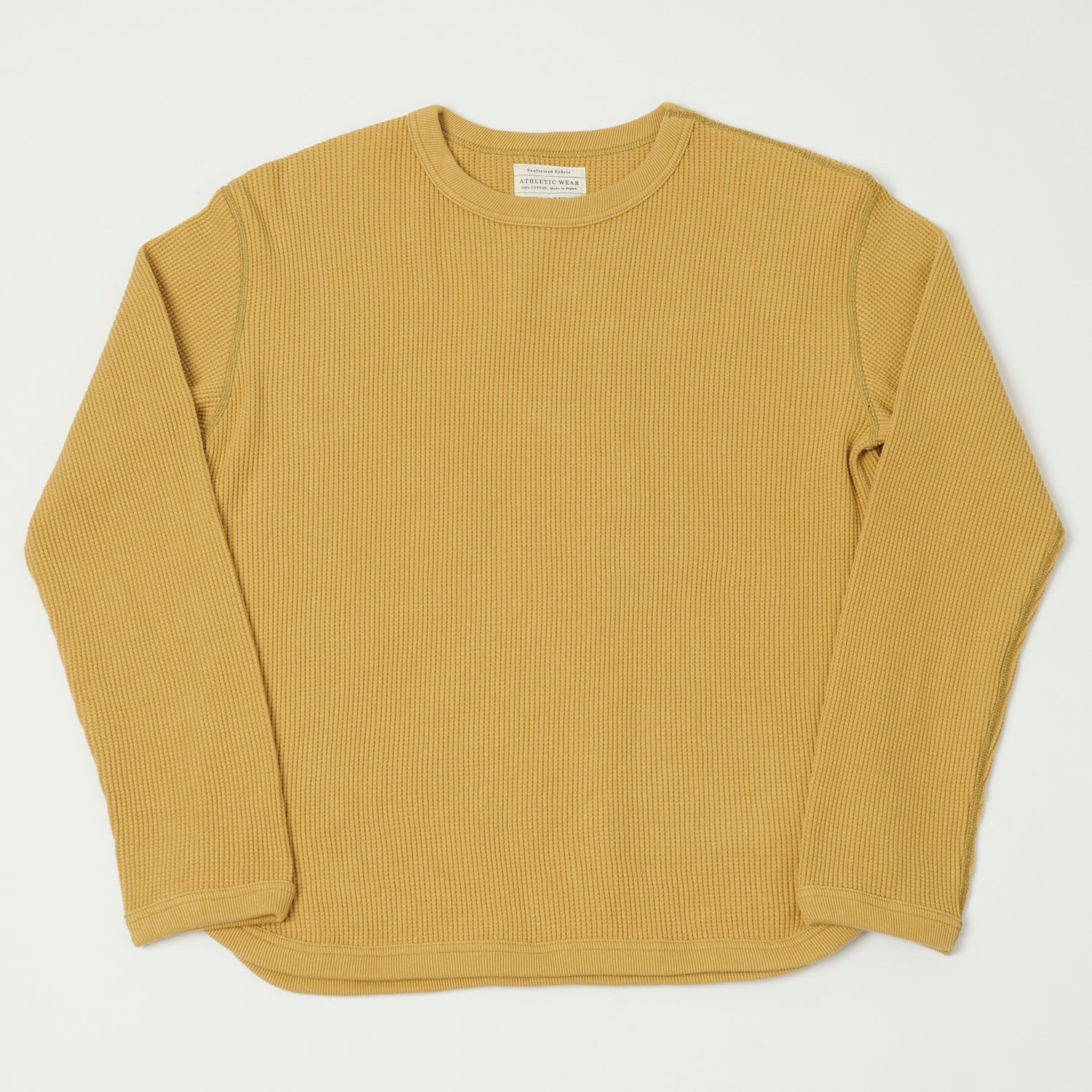 Full Count 5964 Heavyweight Waffle T-Shirt - Camel | SON OF A STAG