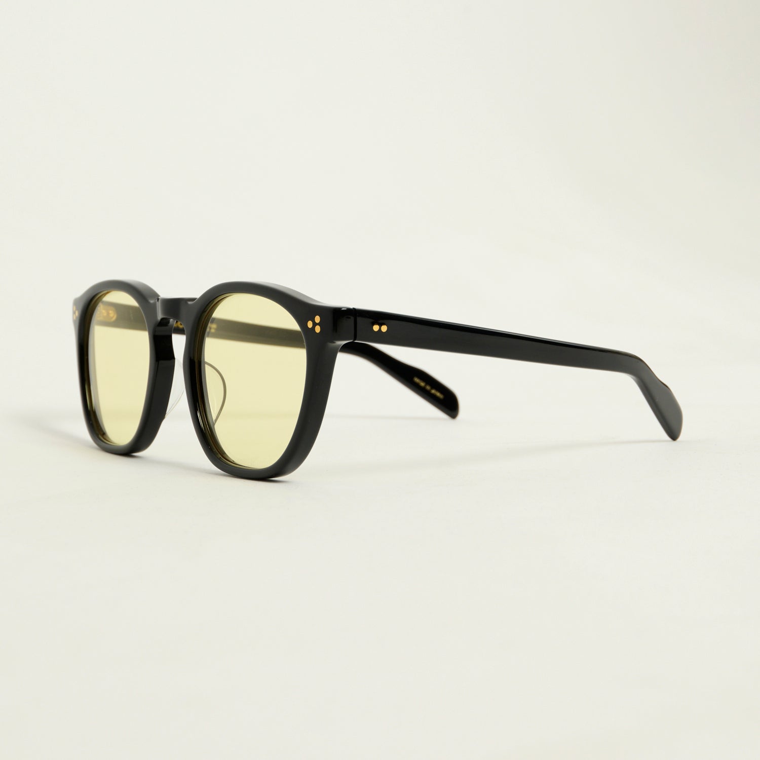 Full Count 6022-3 Old Parisien Sunglasses - Black/Yellow | SON OF A STAG
