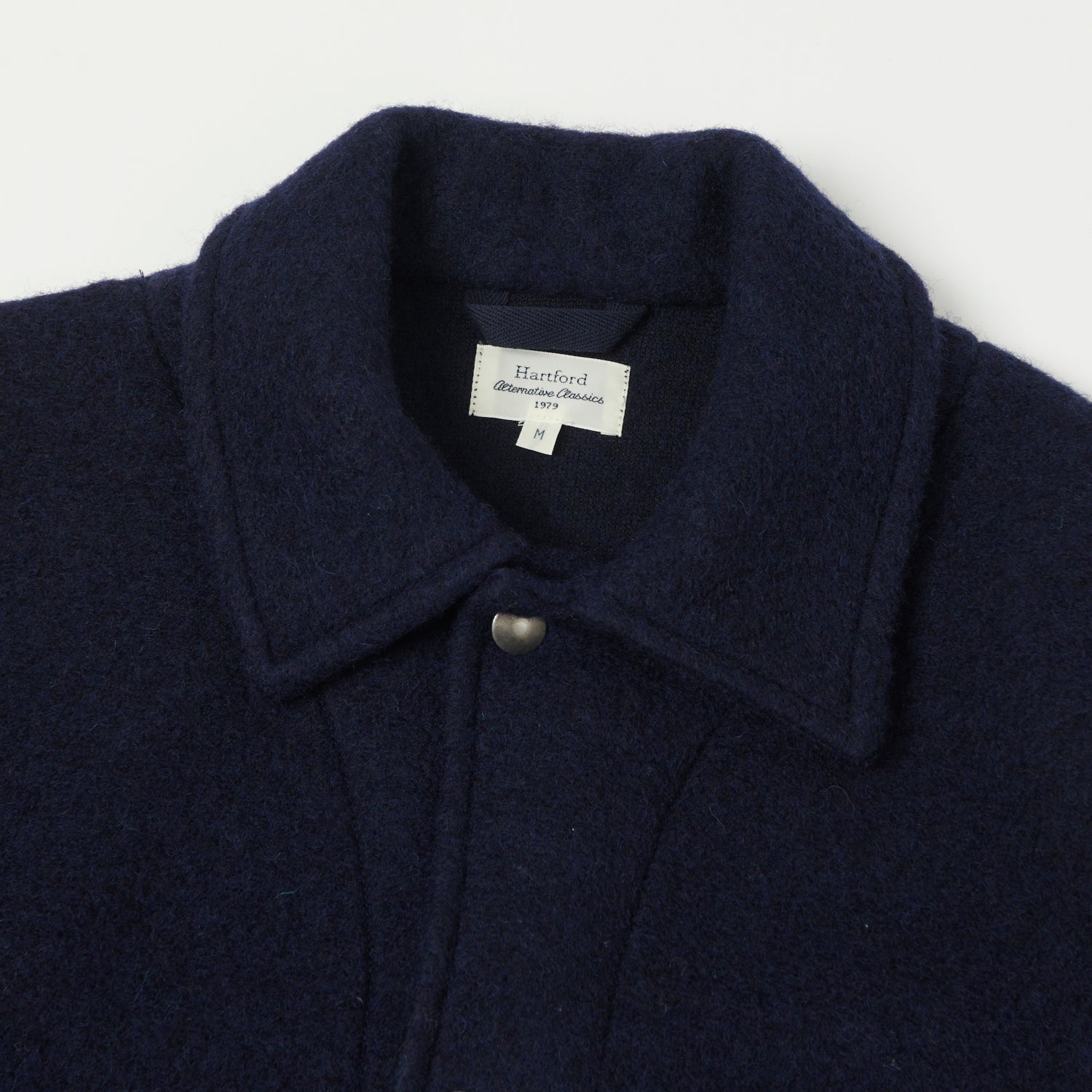 Hartford 'Duane' Knitted Wool Jacket - Navy | SON OF A STAG