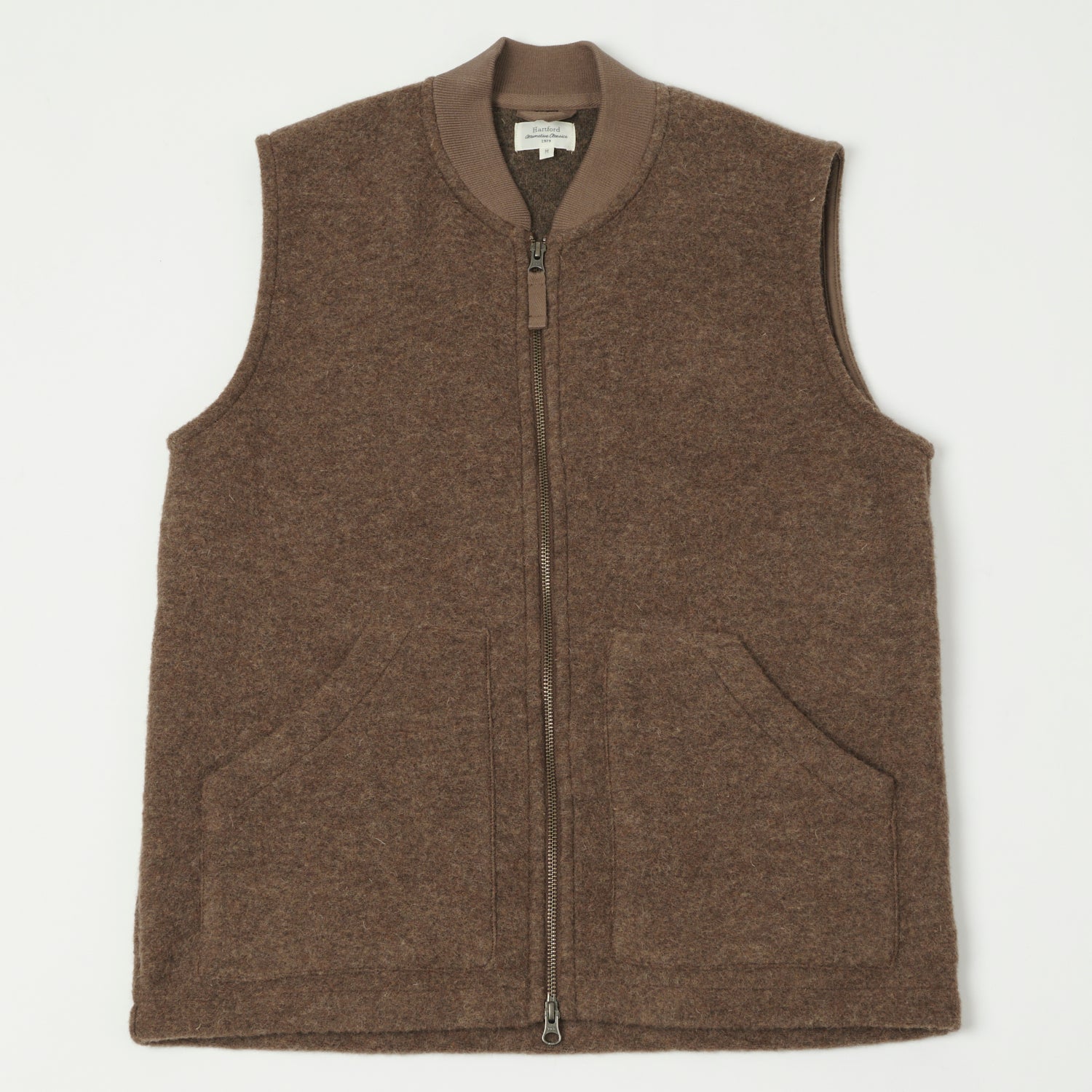 Hartford Knitted Wool Vest - Nut | SON OF A STAG