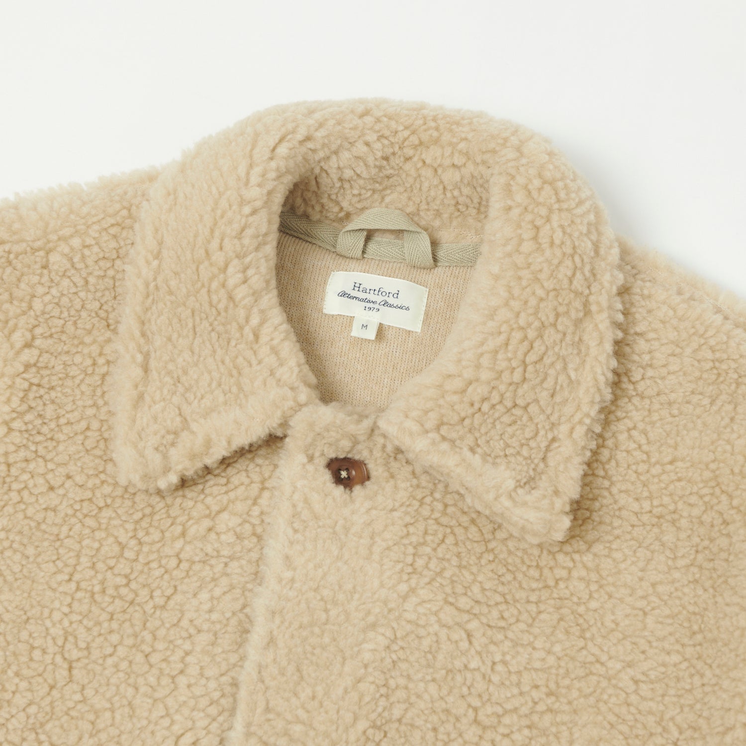 Hartford 'Utility' Fleece Jacket - Beige | SON OF A STAG