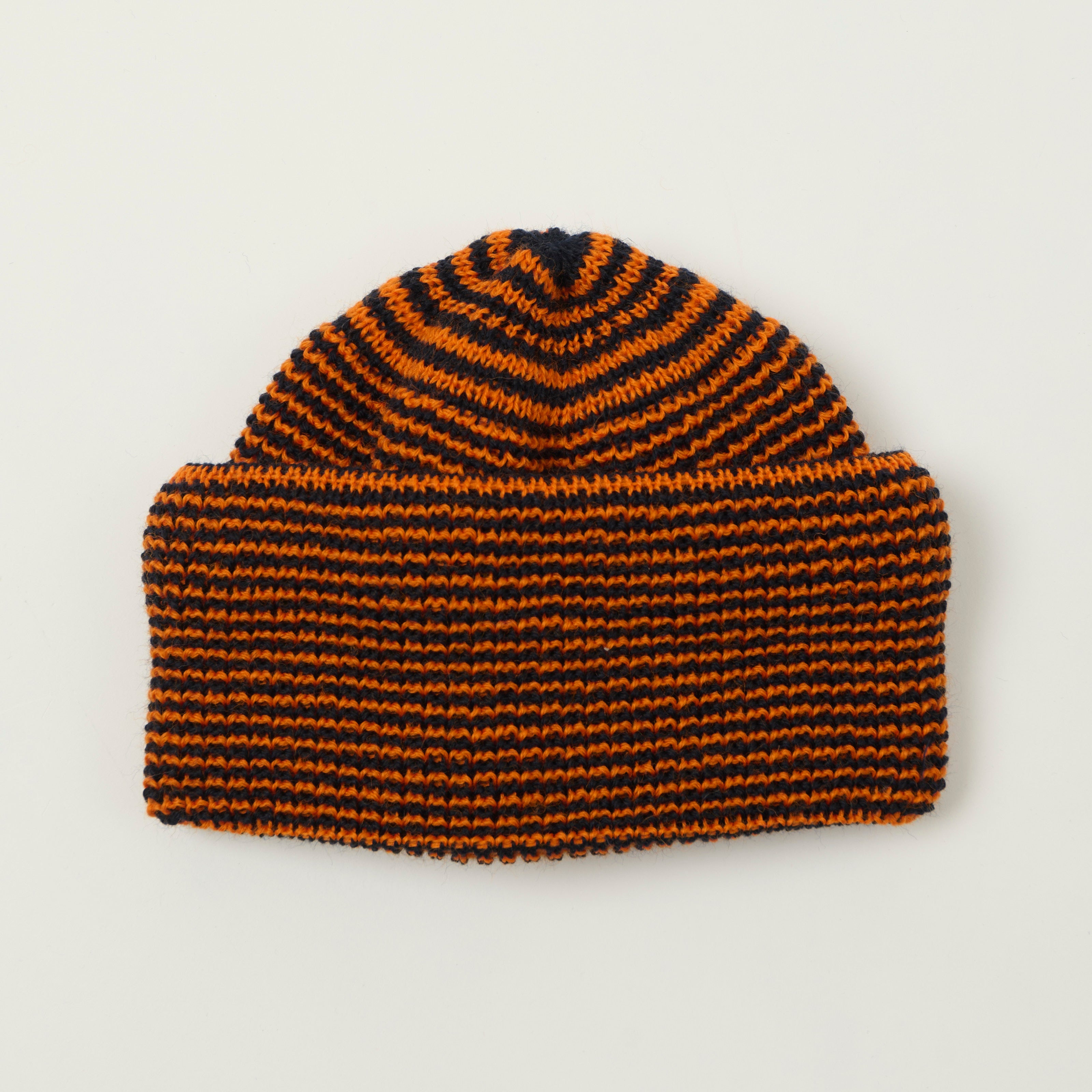 Heimat Signal Mechanics Fine Stripe Hat - Rescue Orange/Ink – SON OF A STAG