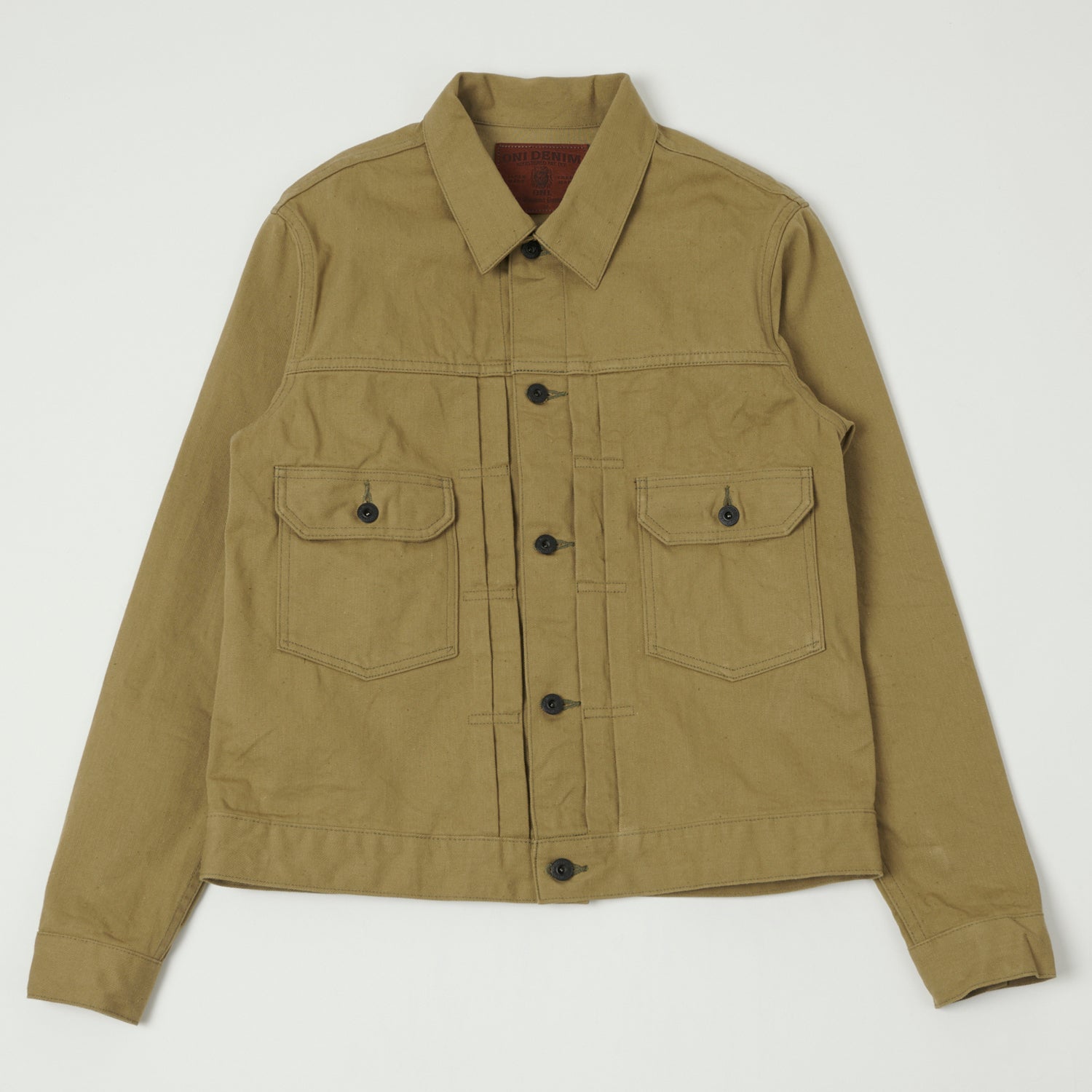 ONI Denim 02517-BRD 'British Drill' Type-II Denim Jacket - Tan One Was ...