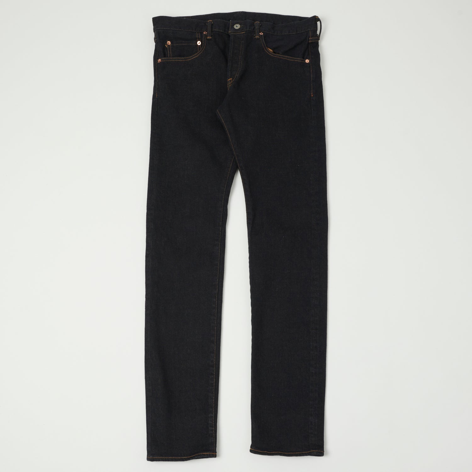ONI Denim 122S 15oz Slim Tapered Stretch Jean - Moca One Wash – SON OF ...