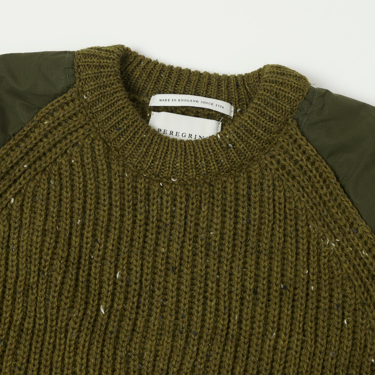 Peregrine Commando Patch Jumper - Khaki | SON OF A STAG