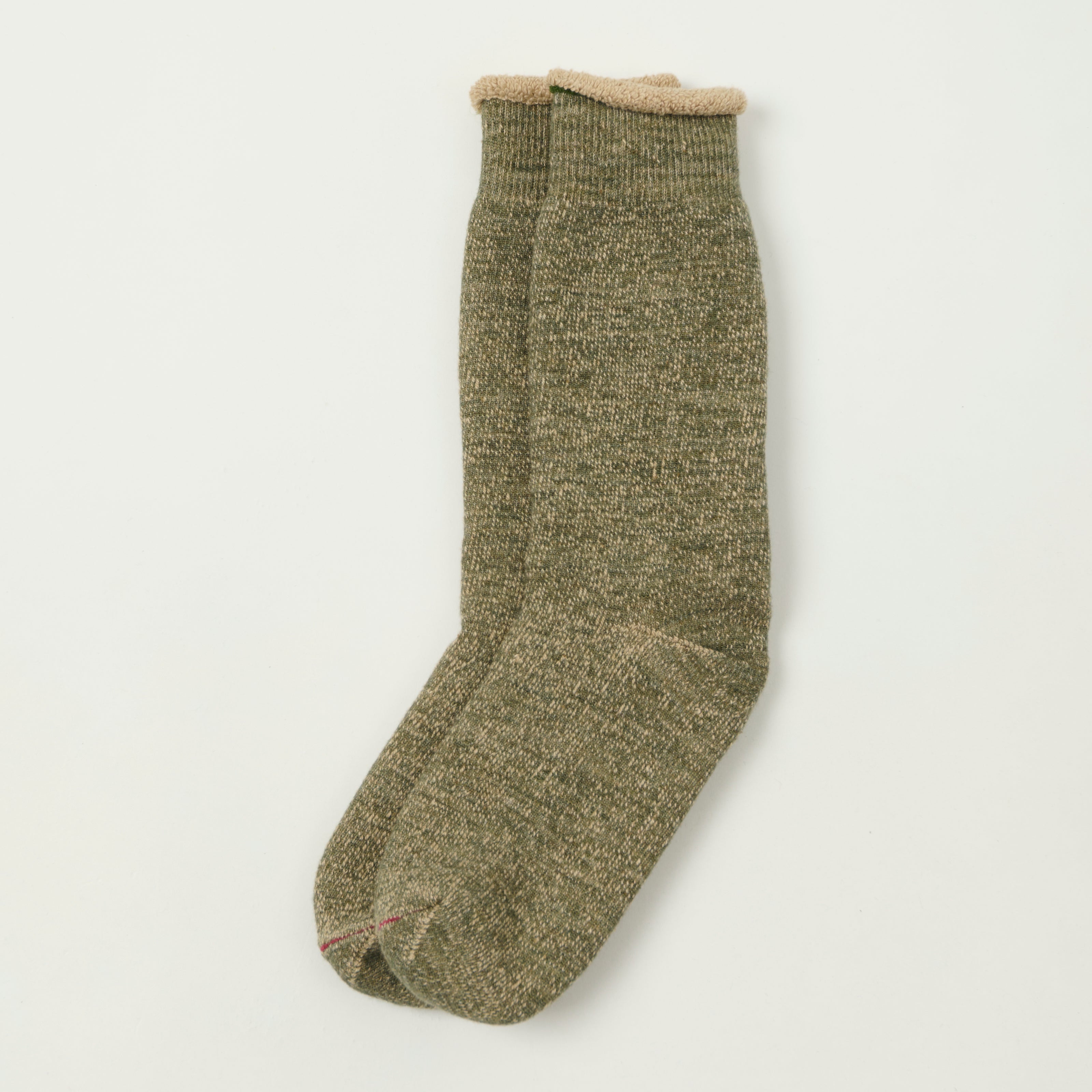 Rototo Double Face Crew Socks - Gray/Brown | SON OF A STAG