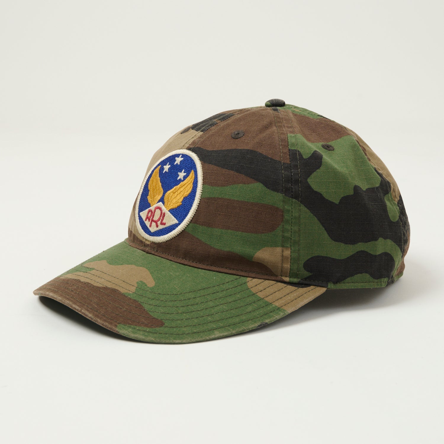 RRL Winged-Logo Cap - Woodland Camo | SON OF A STAG
