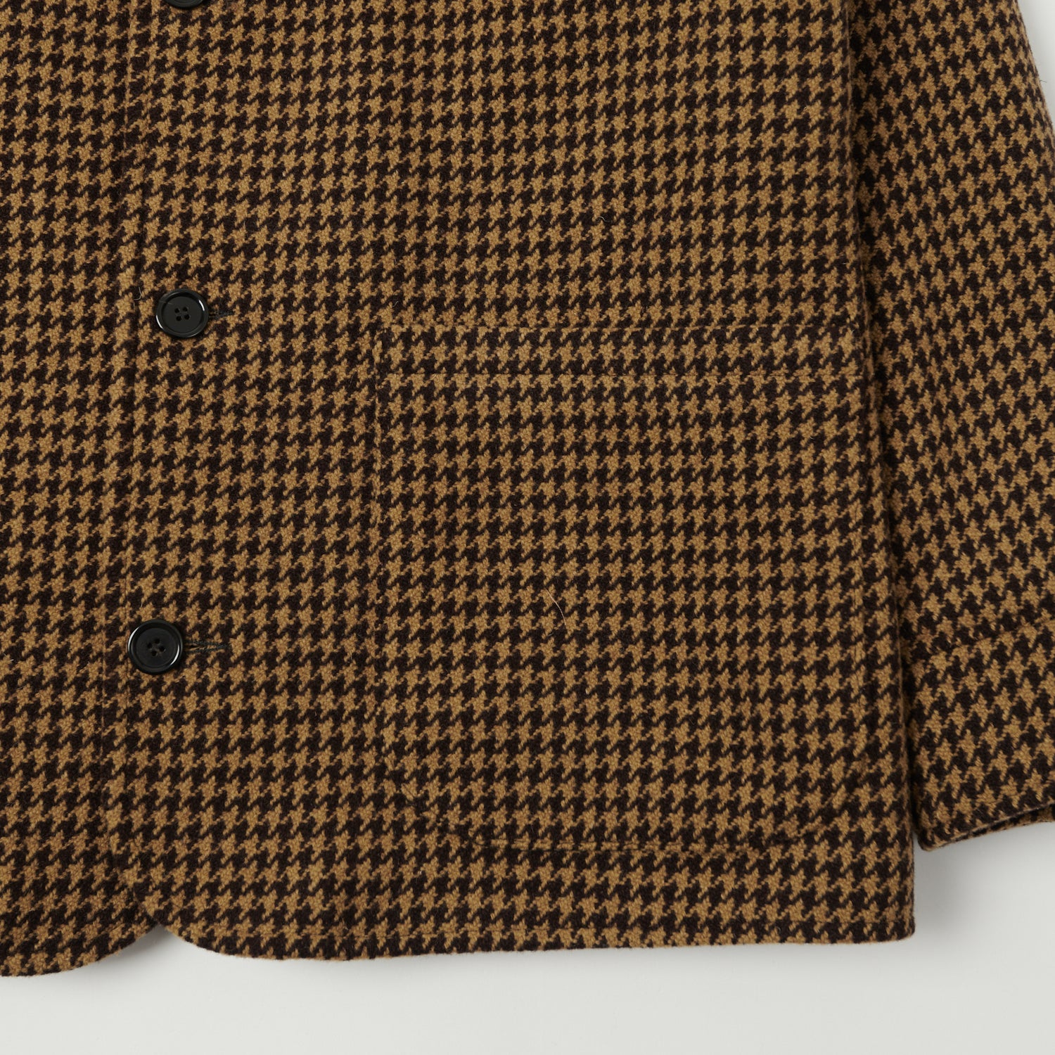 Shangri-La Heritage 'Enzo' Wool Car Coat - Gold Pied De Poule | SON OF ...
