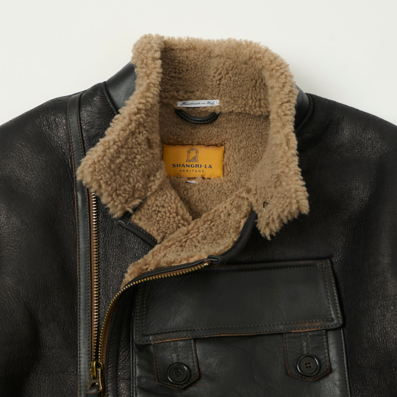 Shangri-La Heritage 'Varenne' Horsehide Leather Jacket - Whiskey – SON ...