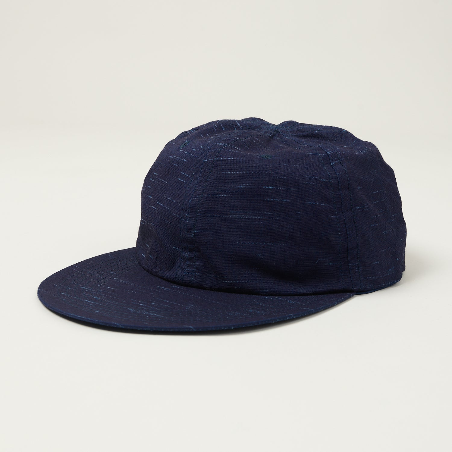 Sublime Long Brim 6 Panel Cap - Indigo Sazanami | SON OF A STAG