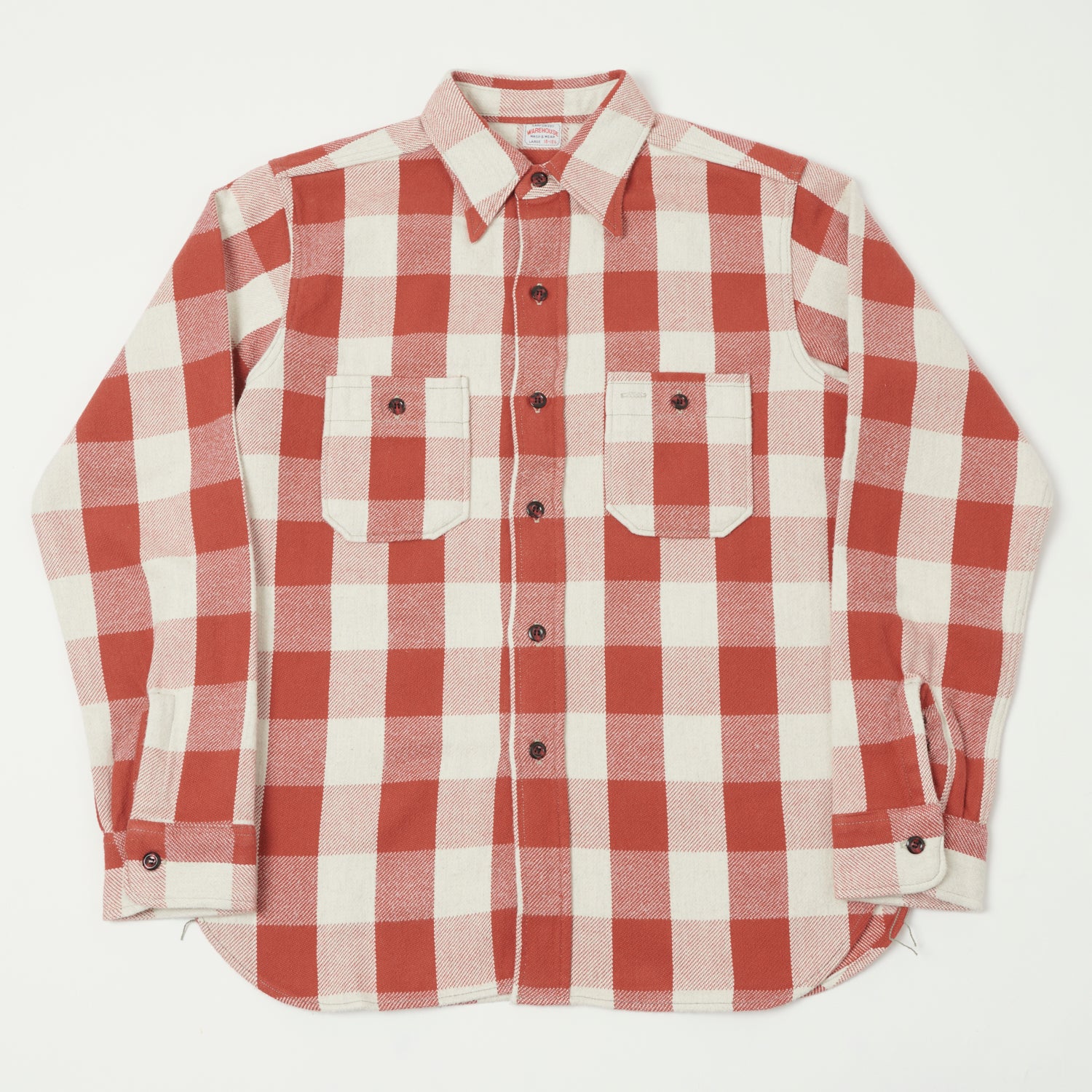 Warehouse & Co 3104 Plaid Flannel Shirt - Red/White | SON OF A STAG
