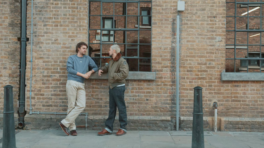 TOYS McCOY Marylin Monroe 'Anything Goes' B-15C Flight Jacket - Navy ...