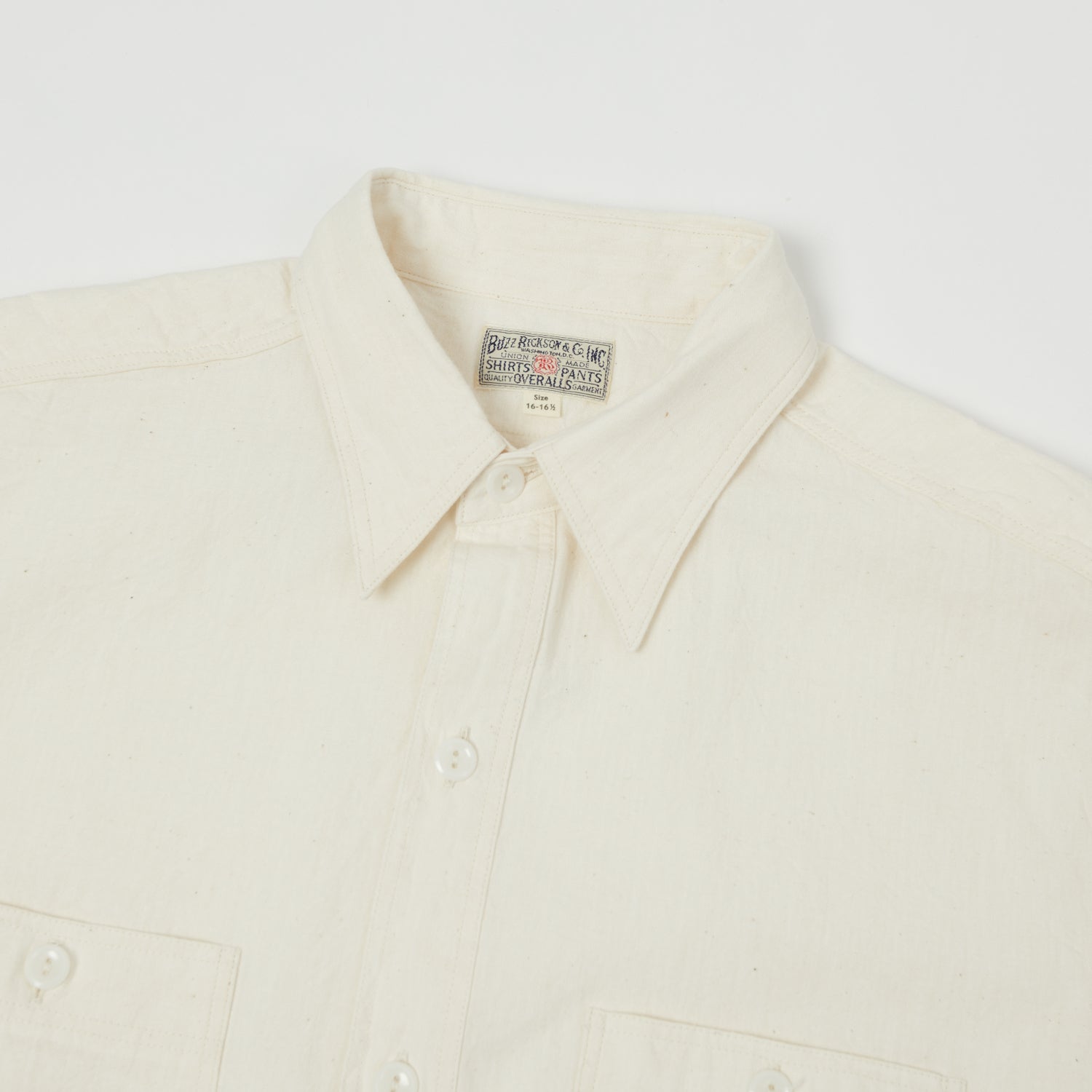 Buzz Rickson's Chambray Work Shirt - White | SON OF A STAG