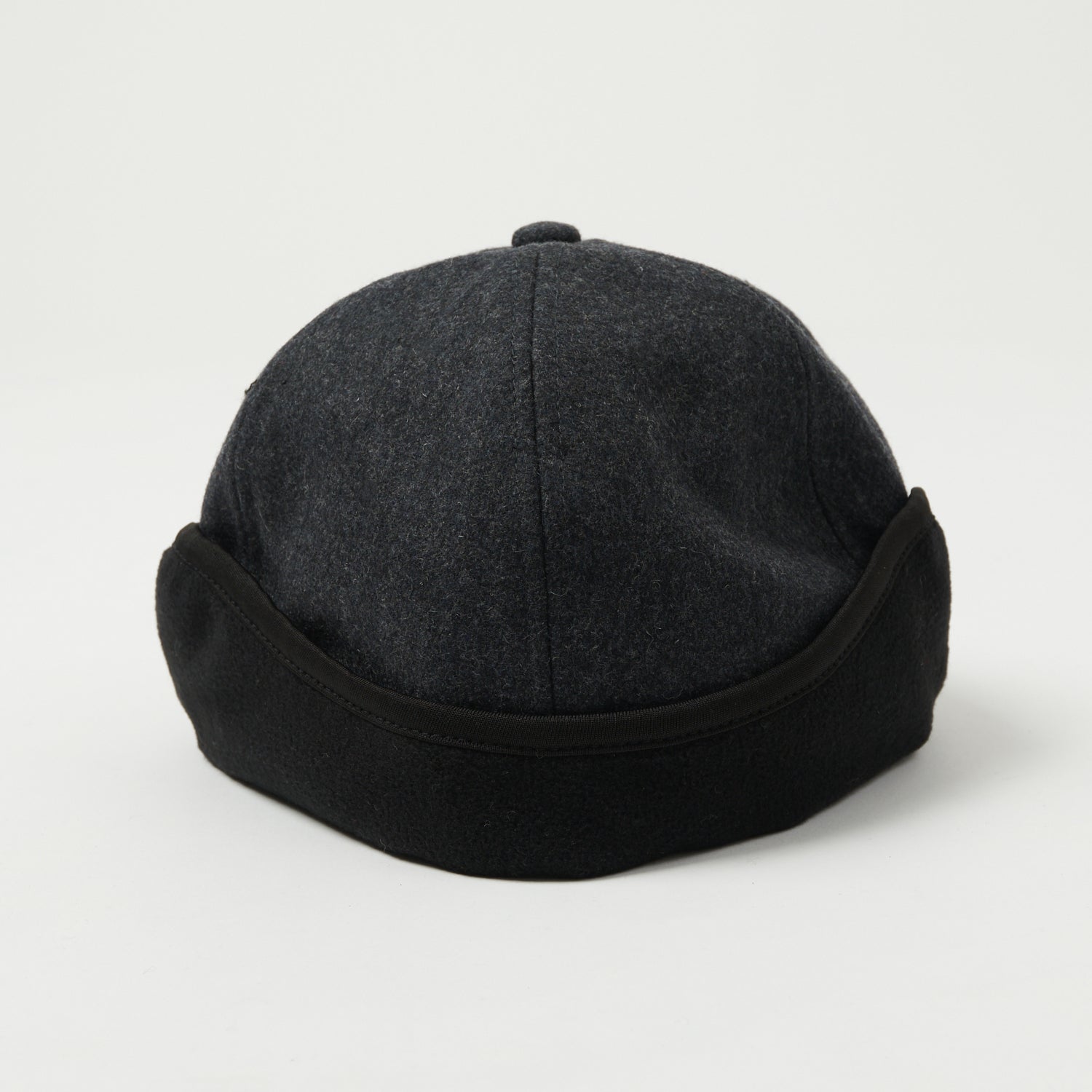 Crown Cap 6 Panel Melton Cap - Charcoal | SON OF A STAG