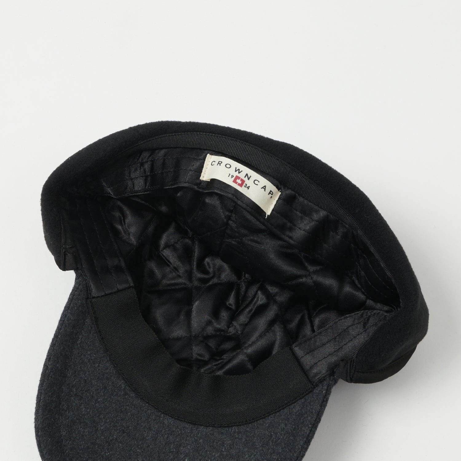 Crown Cap 6 Panel Melton Cap - Charcoal | SON OF A STAG