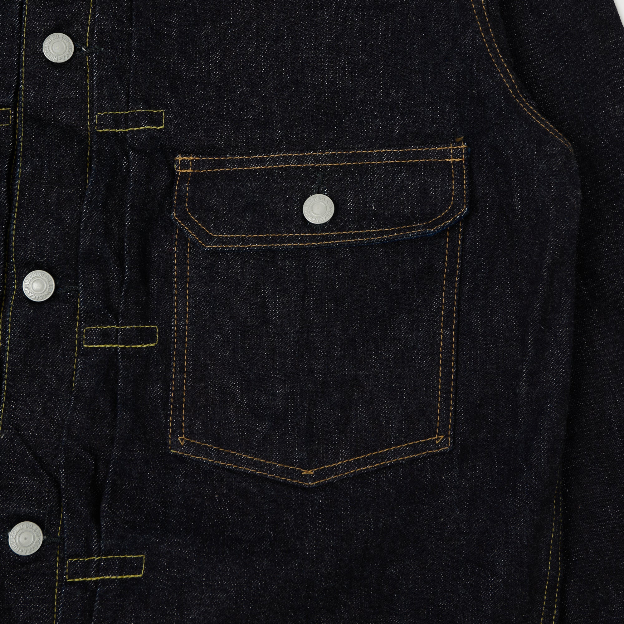 Full Count 2107XX 15.5oz Type I Denim Jacket - One Wash | SON OF A STAG