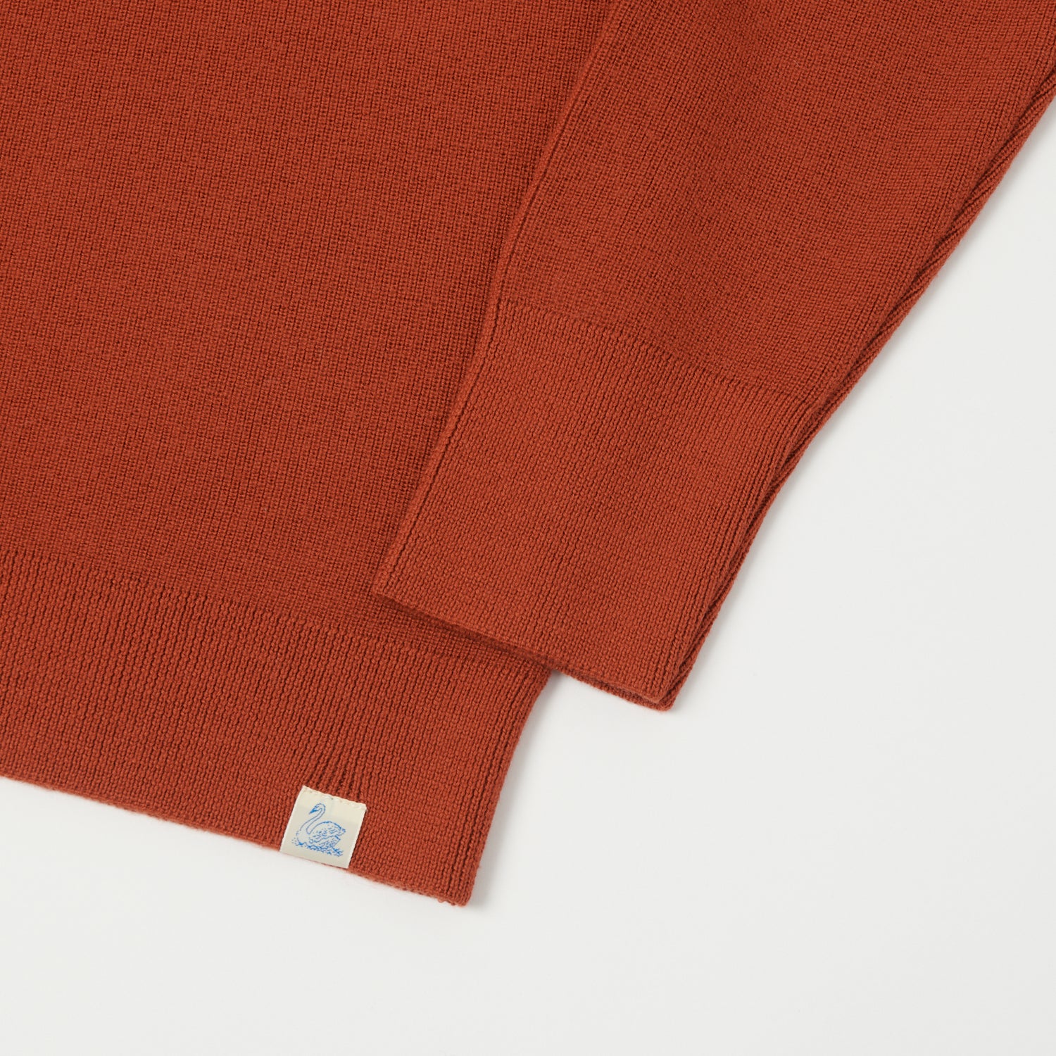 Merz b. Schwanen MWZP04 Zip Front Knit Pullover - Clay | SON OF A STAG