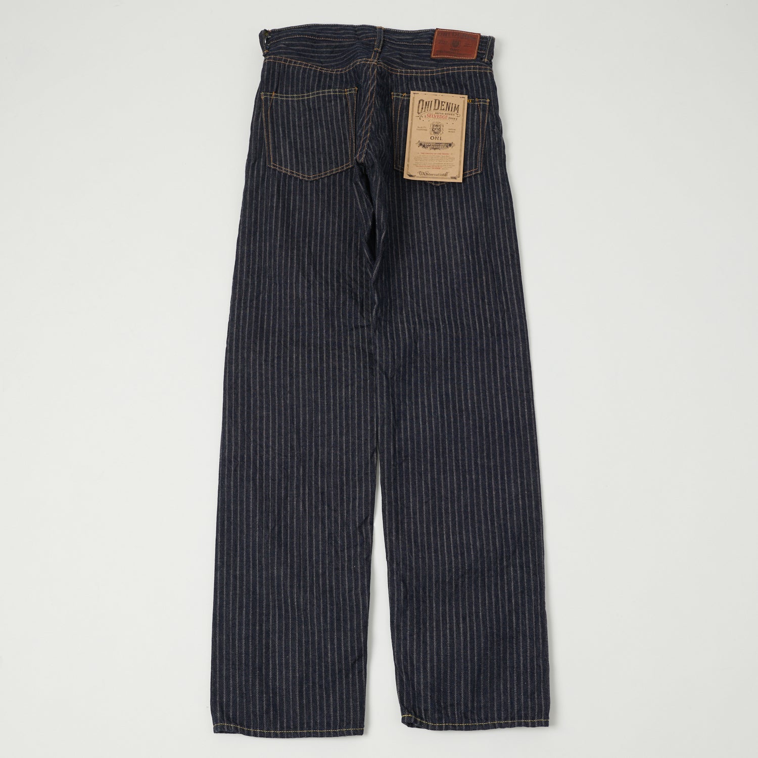 ONI Denim 022-HJS 12oz Drop Needle Wide Straight Jean - One Wash | SON ...