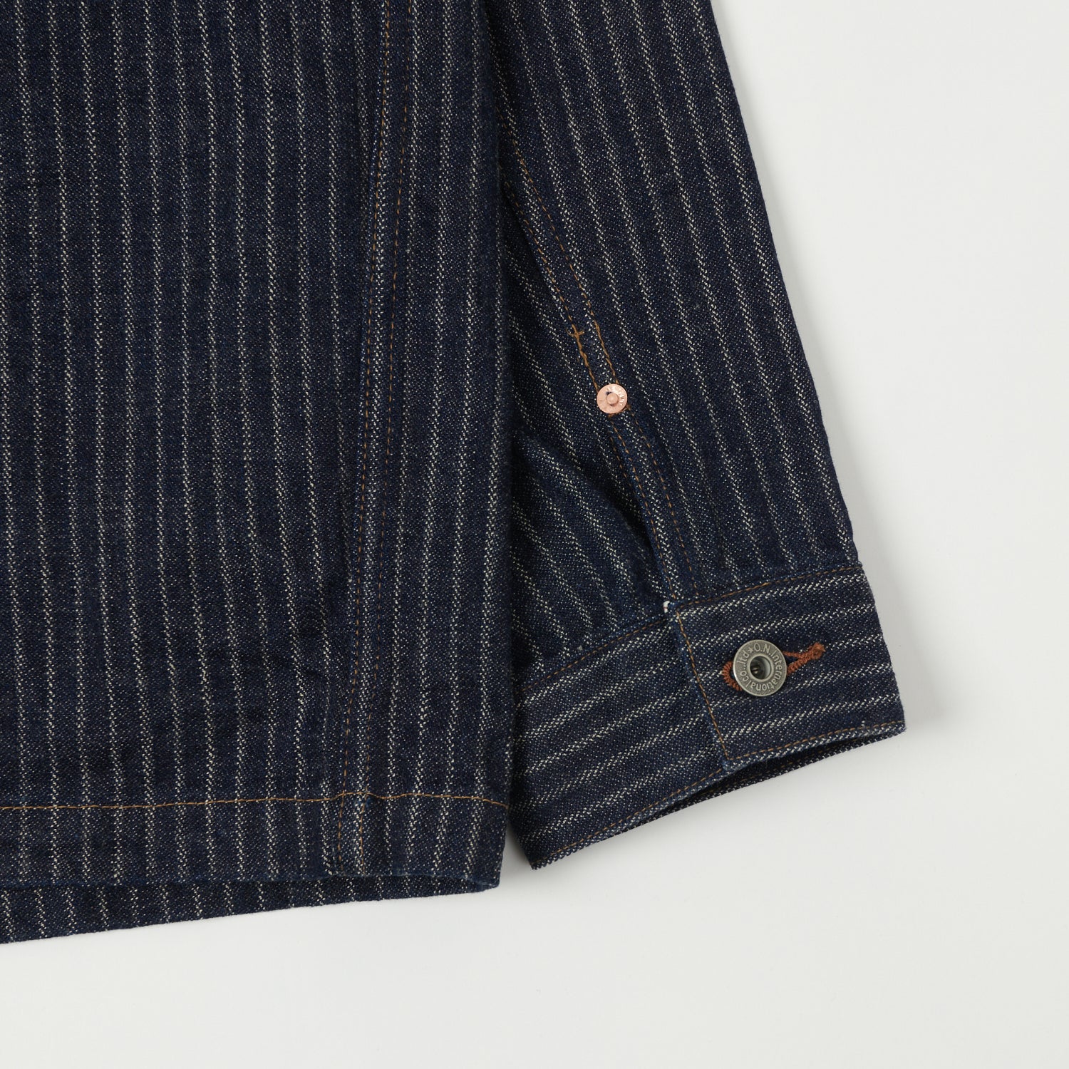 ONI Denim 03101-HJS 12oz Drop Needle Coverall Jacket - One Wash | SON ...