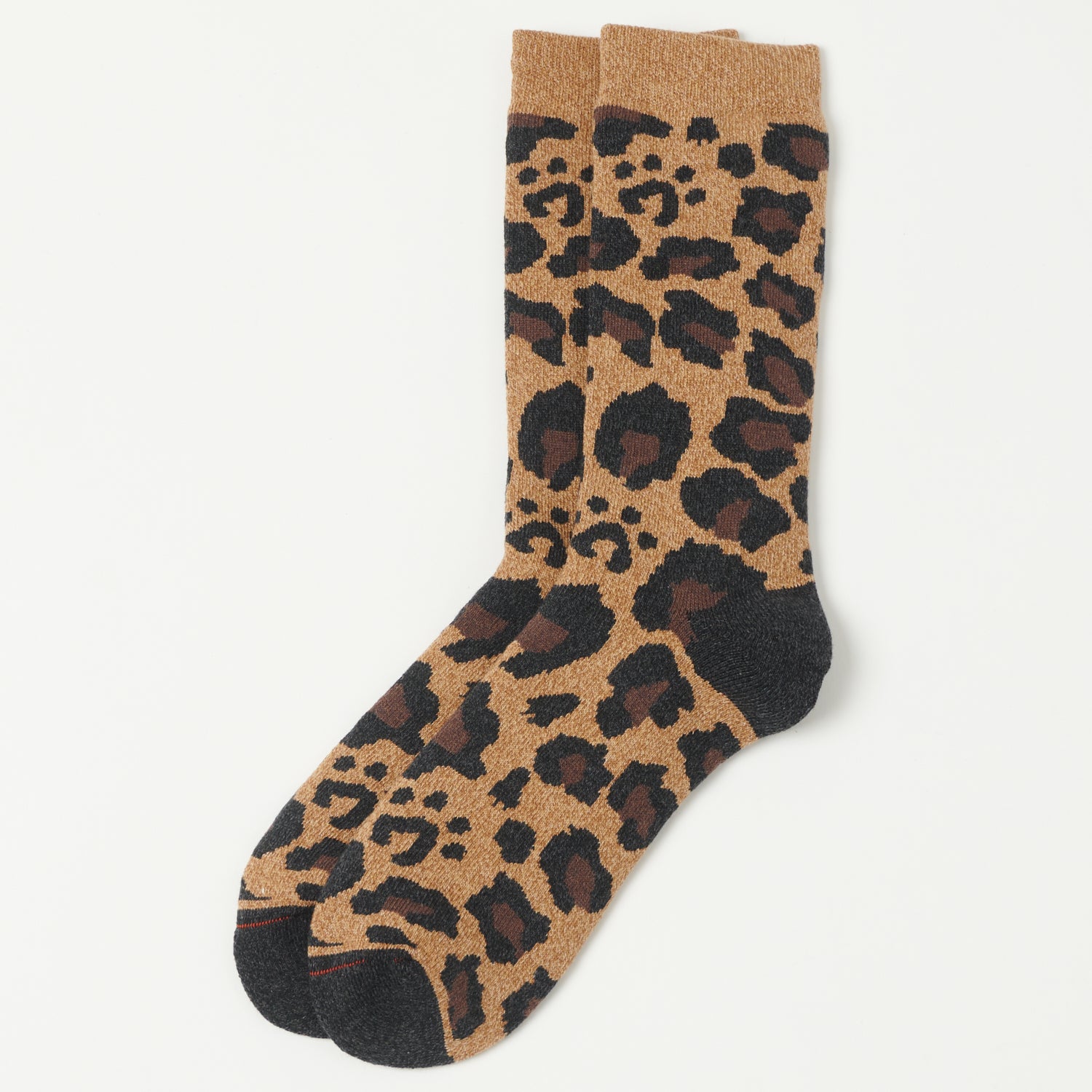 RoToTo Pile Leopard Crew Sock - Dark Beige – SON OF A STAG