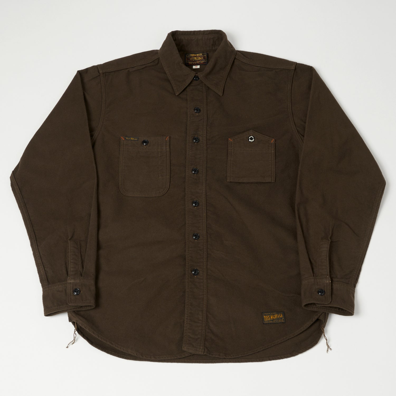 TOYS McCOY 'Oil Digger' Flannel Shirt - Brown | SON OF A STAG