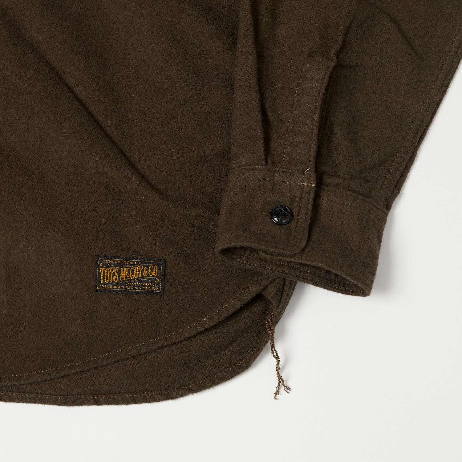 TOYS McCOY 'Oil Digger' Flannel Shirt - Brown | SON OF A STAG