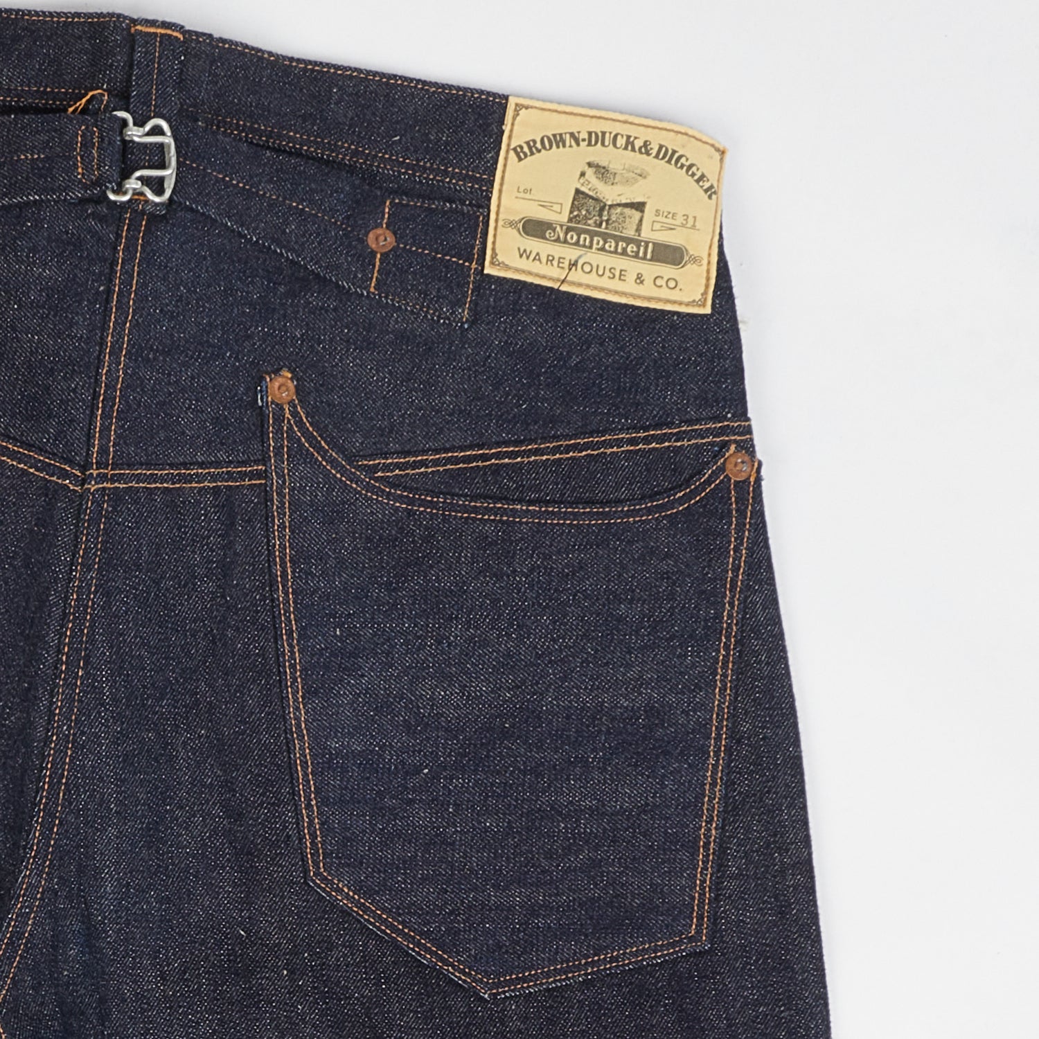 Warehouse & Co Brown-Duck & Digger Nonpareil Overall Regular Straight ...
