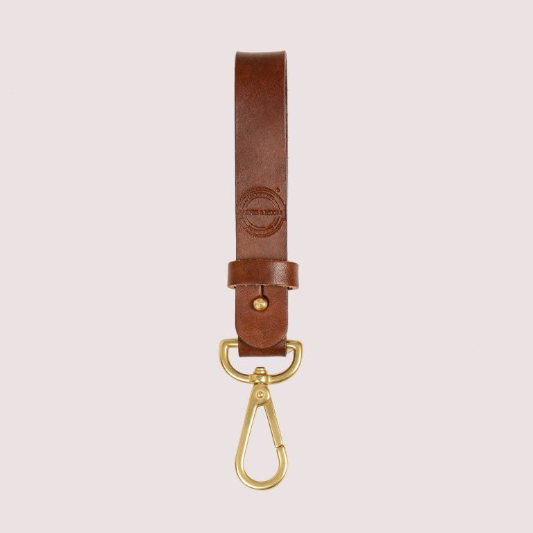 Barnes & Moore Long Key Tether - Chestnut/Brass | SON OF A STAG